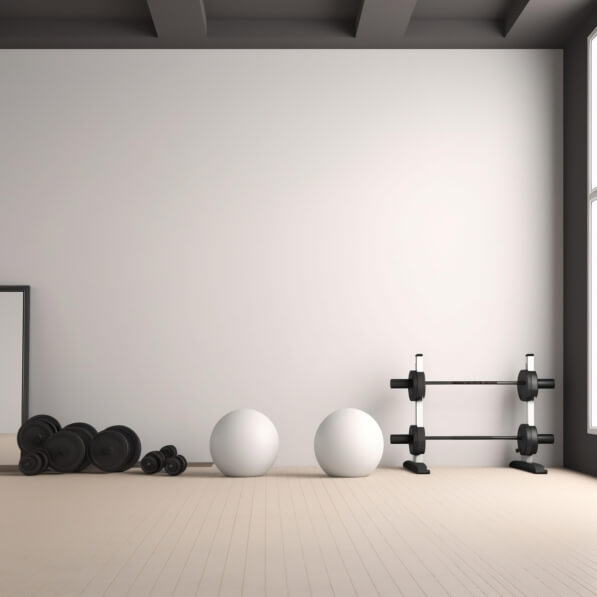 Download Dynamic Gym Room with Exercise Equipment and Mirrors ...