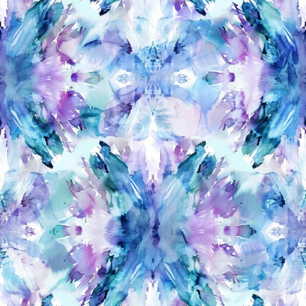Download Blue and Purple Floral Pattern Patterns Online - Creative Fabrica