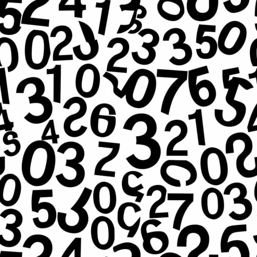 Download Black and White Numbers Pattern for Background Patterns Online ...