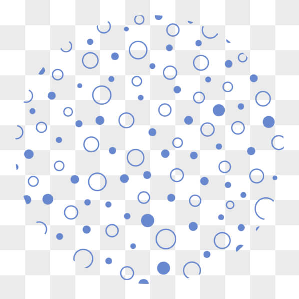 Descarga Círculo abstracto con puntos azules PNGs En Línea - Creative ...