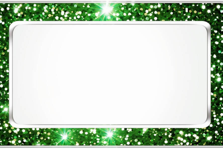 Download Green Glittery Frame Backgrounds Online - Creative Fabrica