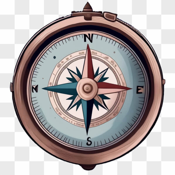 Download Colorful Metal Compass Illustration PNGs Online - Creative Fabrica