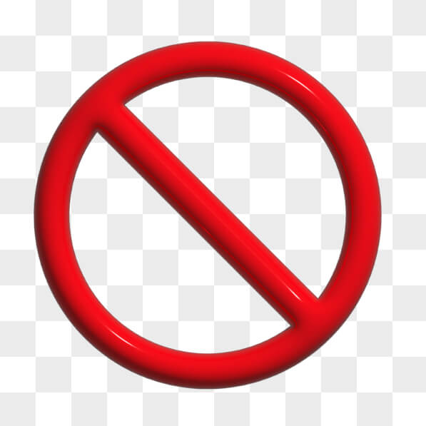 Download Red No Entry Sign with 'Don't Enter' Text PNGs Online ...
