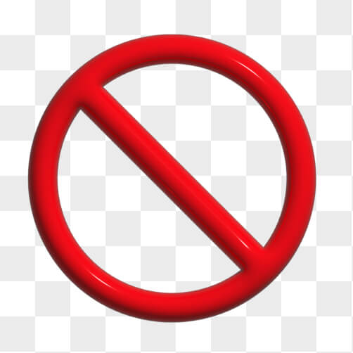 stop sign blank background