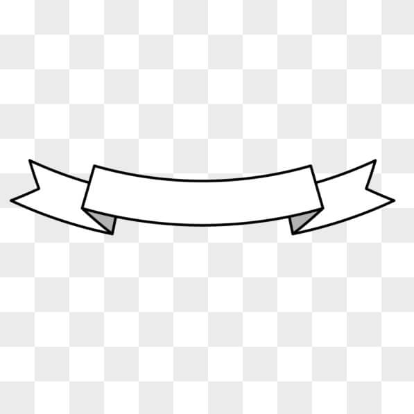 Download Black and White Arrow Ribbon PNGs Online - Creative Fabrica