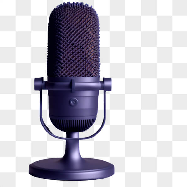 Download Purple Microphone on Black Background PNGs Online - Creative ...