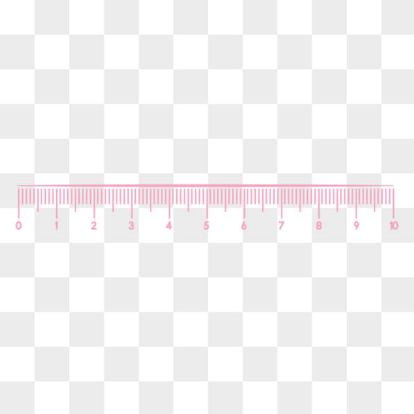 Download Pink Ruler for Hair Length Measurement PNGs Online - Creative ...