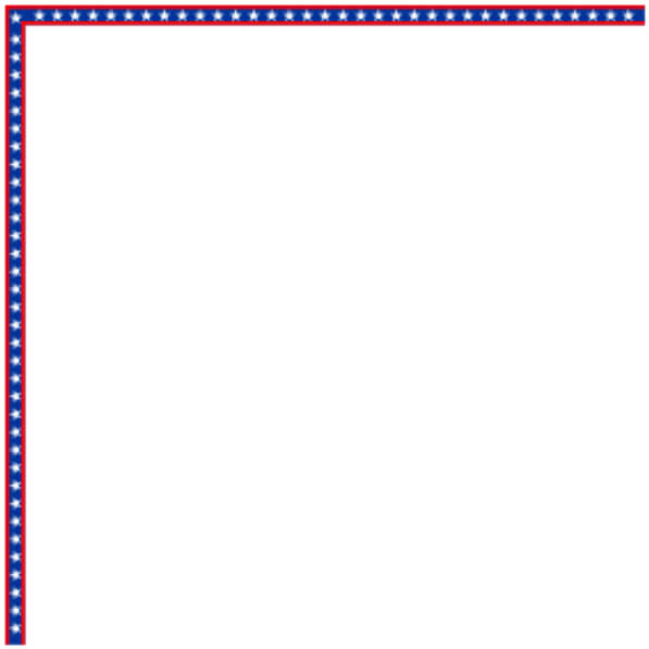 Download Patriotic Frame with Red, White, and Blue Stripes Borders ...