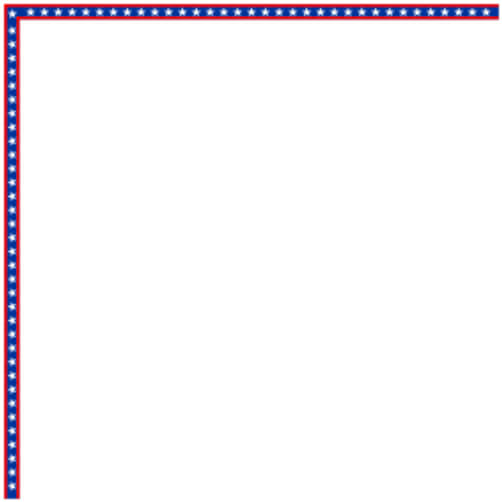 Download Patriotic Red, White, and Blue Border with Stars Borders ...