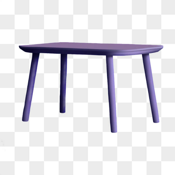 Download Purple Table with Two Legs PNGs Online - Creative Fabrica