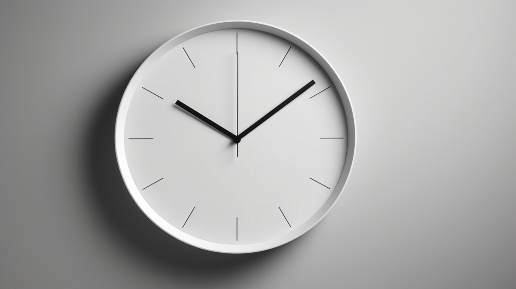 Download White Wall Clock at 3:00 PM Mockups Online - Creative Fabrica