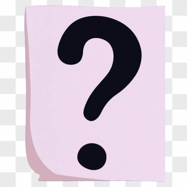 Download Paper with Question Mark PNGs Online - Creative Fabrica