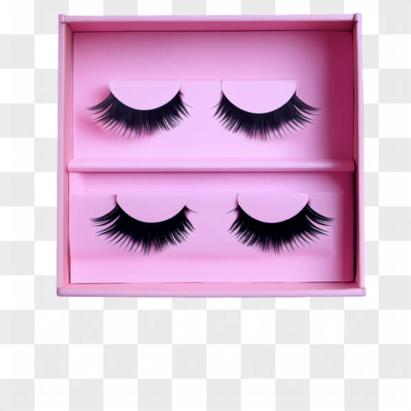 Download Pink Box with Black and Brown False Eyelashes PNGs Online ...