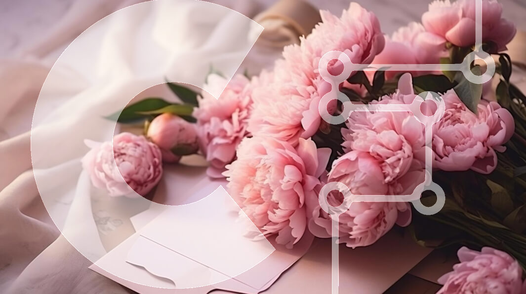 Ramo de Peonías Rosadas en Sobre - Símbolo de Amor y Aprecio fotos de ...