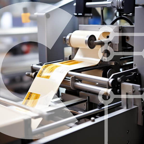 Paper Feeding Machine for Printing or Packaging stock photo | Creative ...