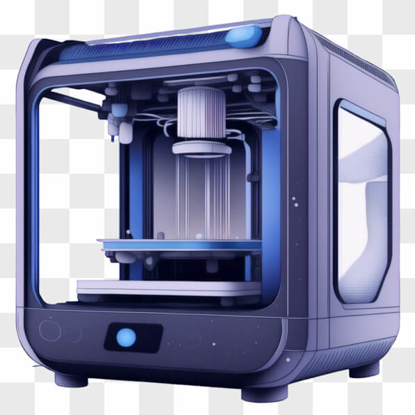 Download High-Tech 3D Printer for Manufacturing and Prototyping PNGs ...