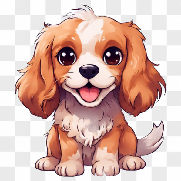 Download Kawaii Dog Enjoying Itself Kawaii Online - Creative Fabrica