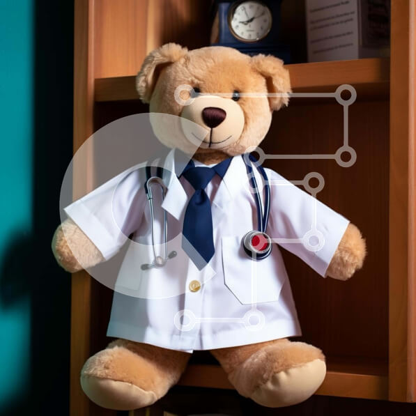 Descarga Osito de Peluche Doctor con Estetoscopio Fotos de Archivo En ...