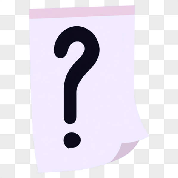 Download Educational Tool with Question Marks PNGs Online - Creative ...