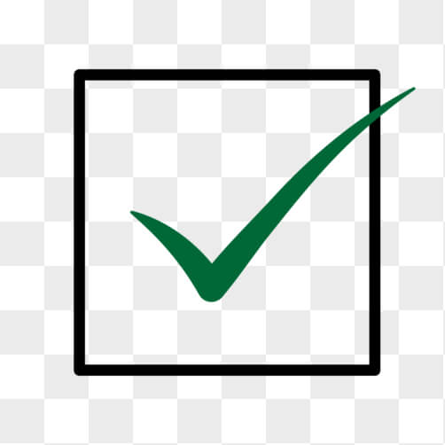 Vinkje Pictogram Png