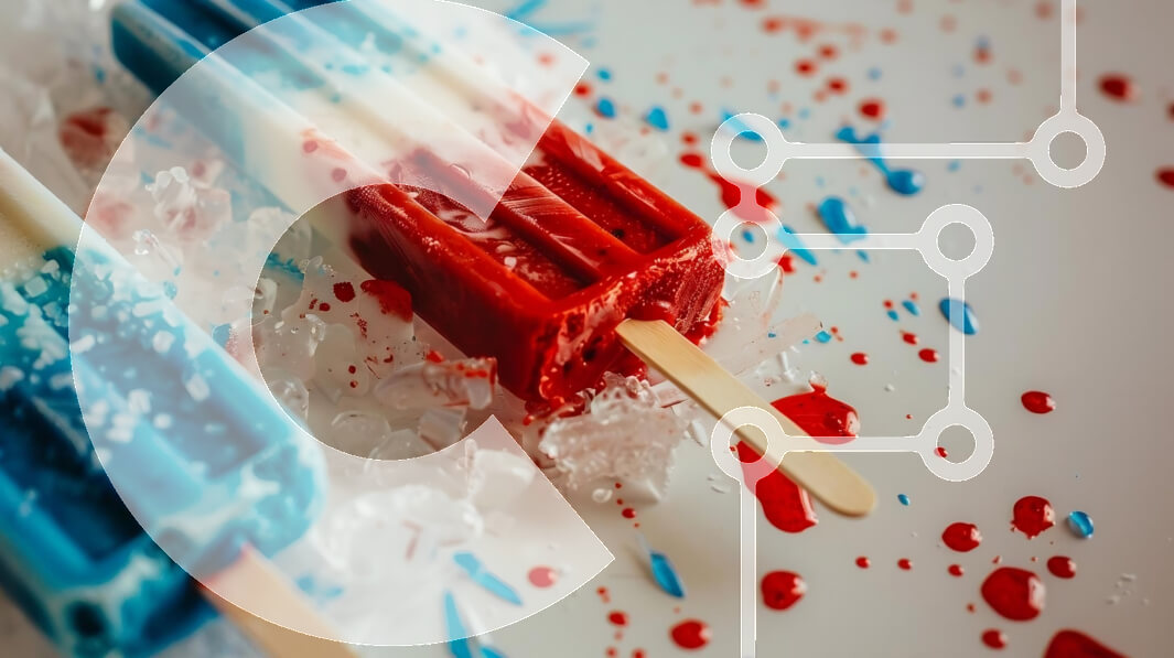 4th of July Celebration with Patriotic Popsicles stock photo | Creative ...