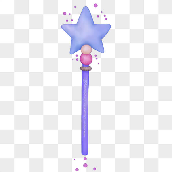 Download Enchanting Blue and Pink Magic Wand PNGs Online - Creative Fabrica