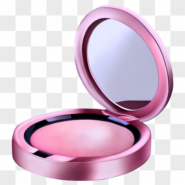 Download Pink Powder Compact for Makeup PNGs Online - Creative Fabrica
