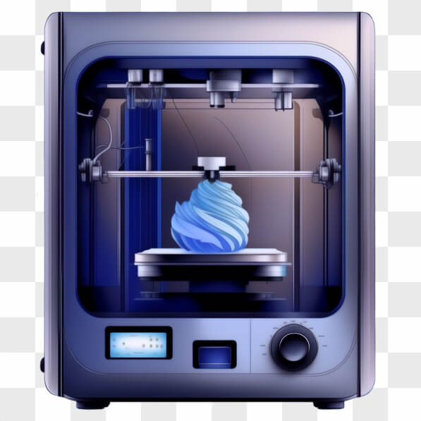 Download 3D Printer with Ice Cream and Indicator Light PNGs Online ...