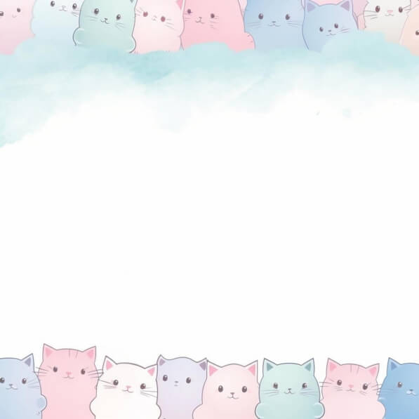 Download Watercolor Background with Cute Cats Backgrounds Online ...