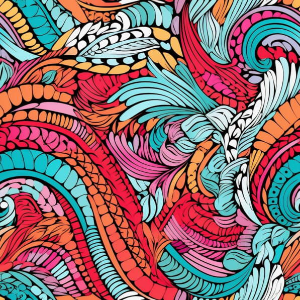 Download Colorful Abstract Doodles Seamless Pattern Patterns Online ...