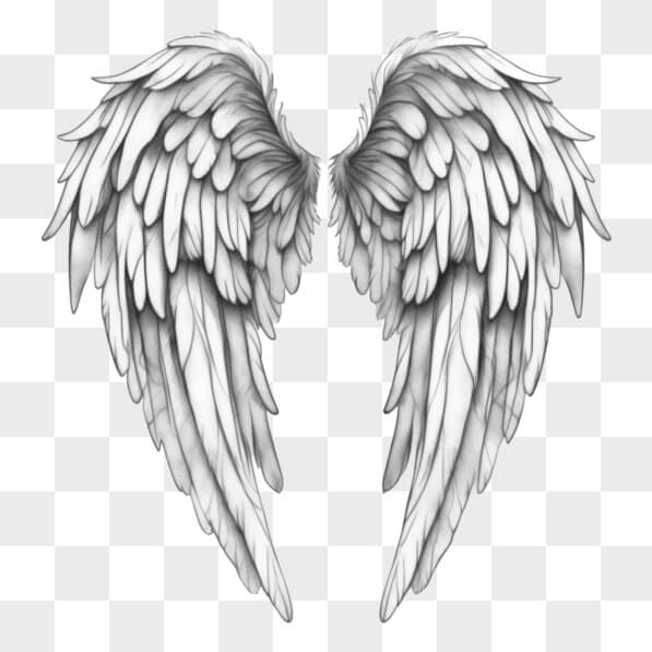 Download Angel Wing Tattoo Design For Spiritual Expression Sketches