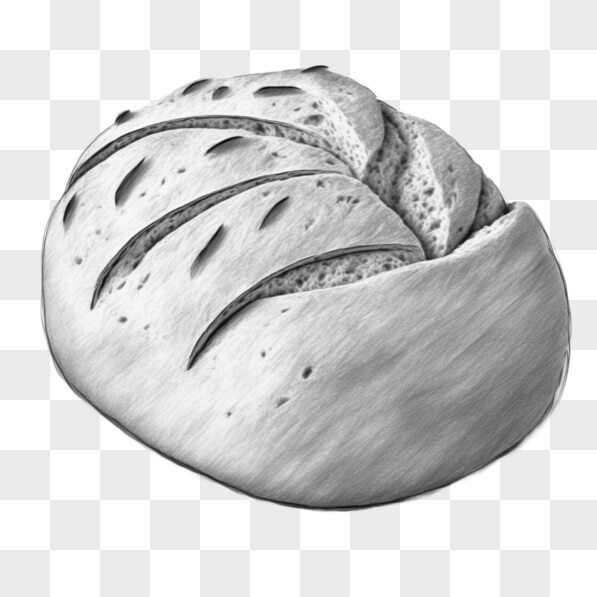 Download Black and White Loaf of Bread Drawing Sketches Online ...