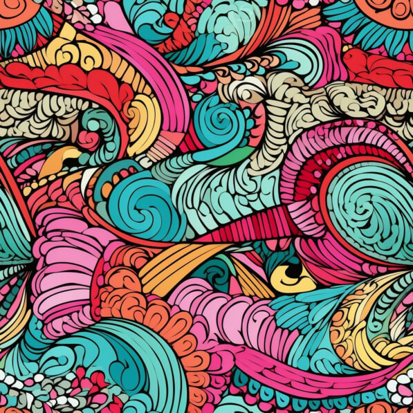Download Colorful Doodles Seamless Pattern Patterns Online - Creative ...