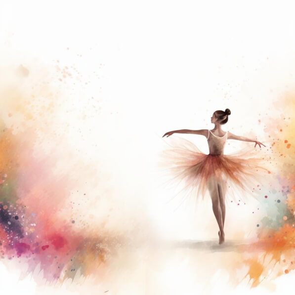 Download Ballerina Dancing in Front of Abstract Painting Backgrounds ...