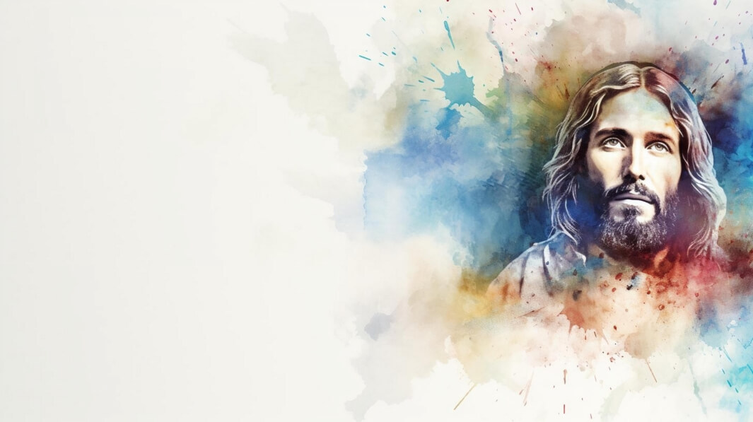Download Inspirational Watercolor Painting of Jesus Backgrounds Online ...