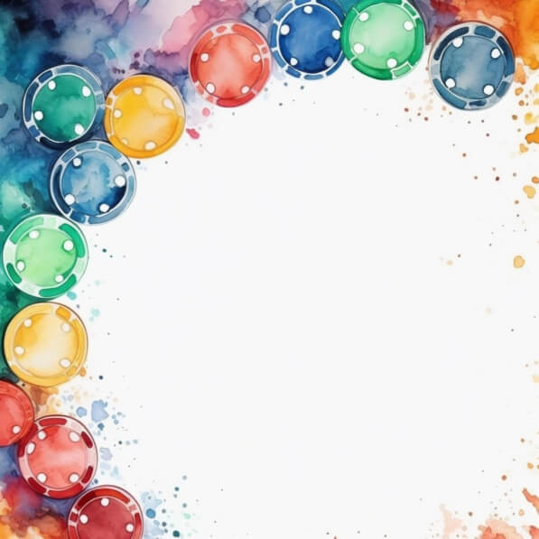 Download Colorful Watercolor Background with Poker Chips Backgrounds ...