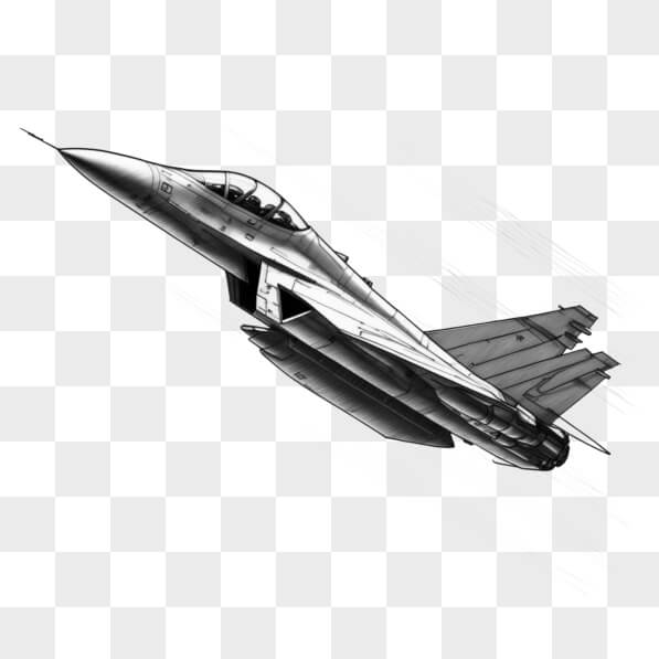 Download Black and White Drawing of Fighter Jet Sketches Online ...
