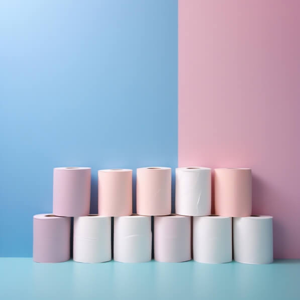 Download Colorful Toilet Paper Rolls Backgrounds Online - Creative Fabrica
