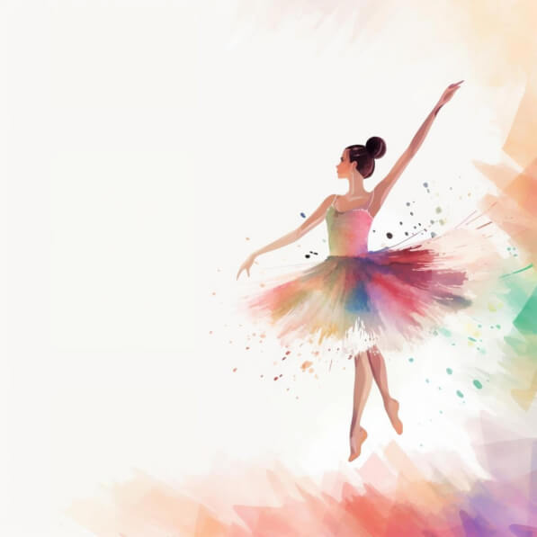 Download Ballerina Dancing on Abstract Background Backgrounds Online ...