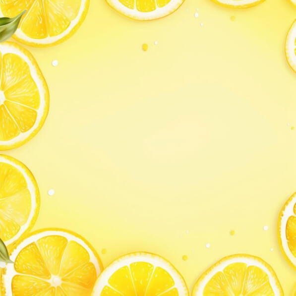 Download Yellow Background with Lemon Slices Backgrounds Online ...