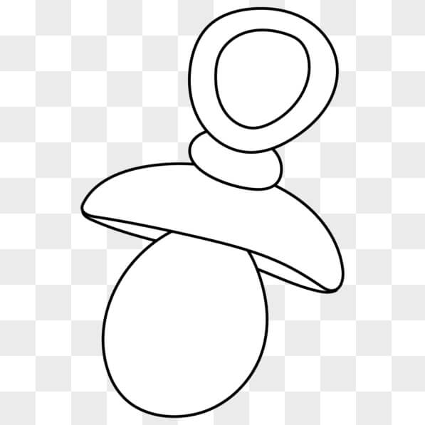 Download Baby Pacifier Outline for Coloring Pages PNGs Online ...