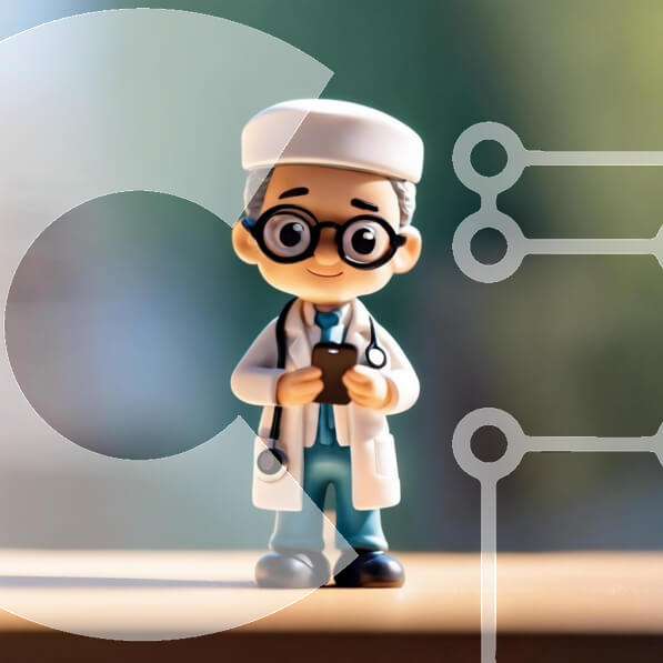 Toy Doctor Figurine with Stethoscope and Medical Supplies stock photo ...