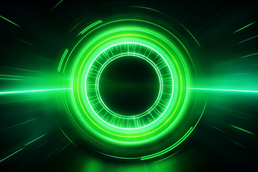 Download Circular Green Light Abstract Background Backgrounds Online ...