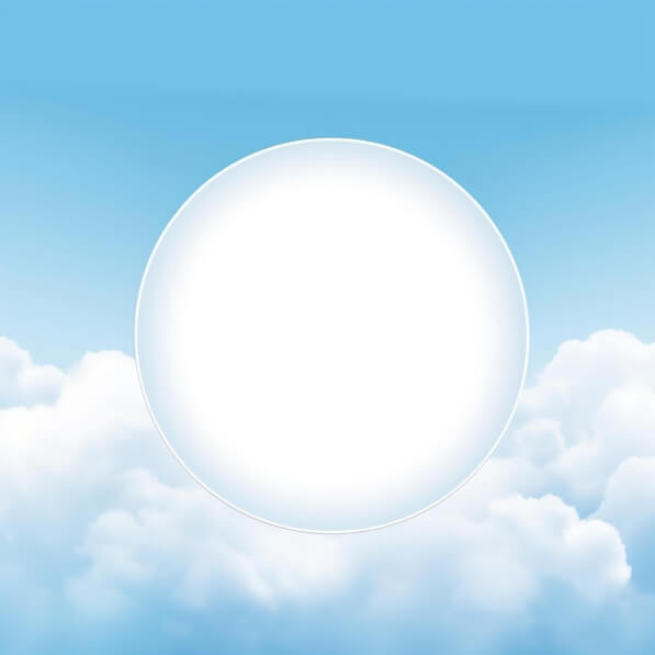 Download White Circle in Blue Sky - Abstract Background Backgrounds ...