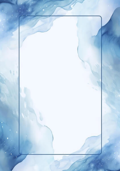 Download Blue Watercolor Background with Empty Square Frame Backgrounds ...