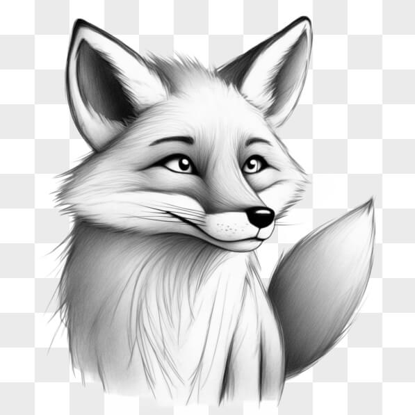 Download Adorable Fox Drawing Sketches Online - Creative Fabrica