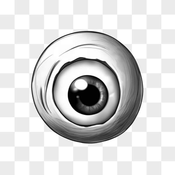 Download Black and White Eyeball Drawing Sketches Online - Creative Fabrica