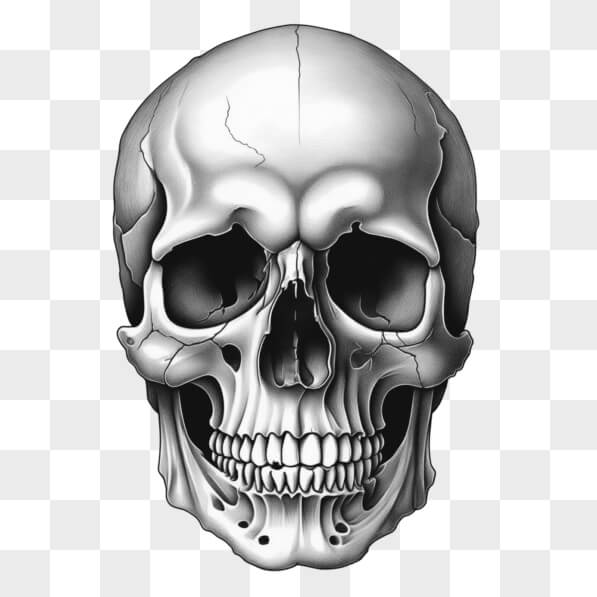 Download Educational Human Skull Drawing Sketches Online - Creative Fabrica