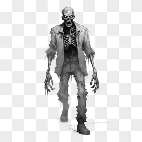 Download Detailed Undead Skeleton Concept Art Sketches Online ...