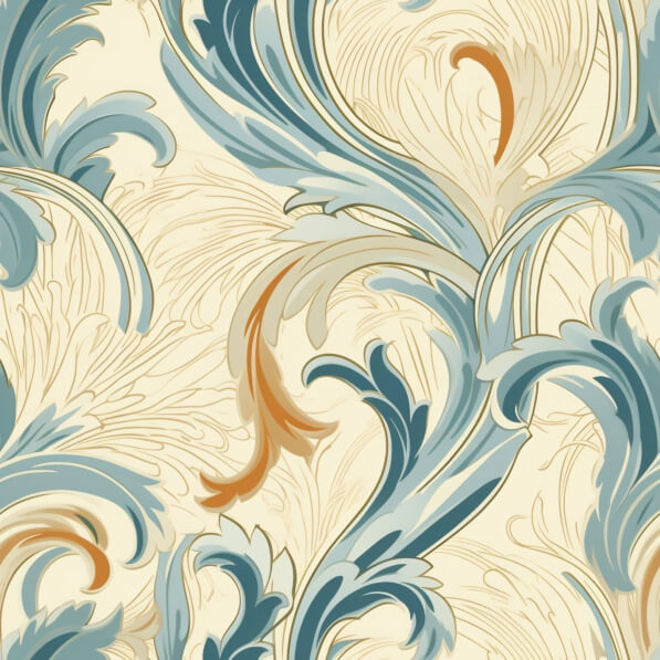 Download Ornate Floral Wallpaper Patterns Online - Creative Fabrica